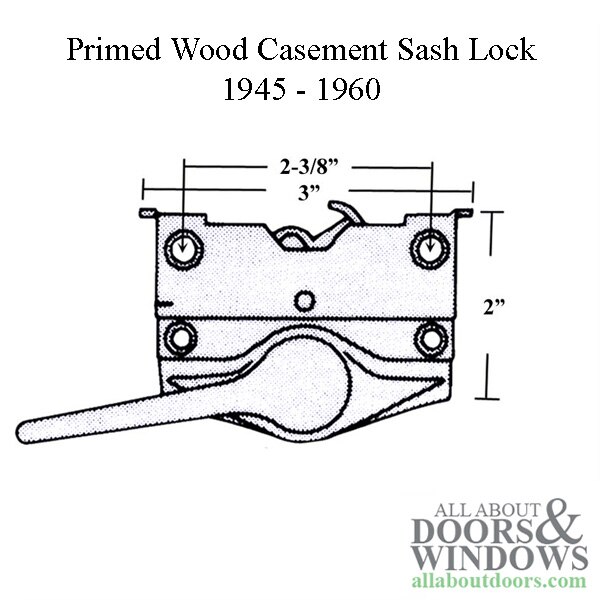 Andersen Casement Sash Lock 1945-1960