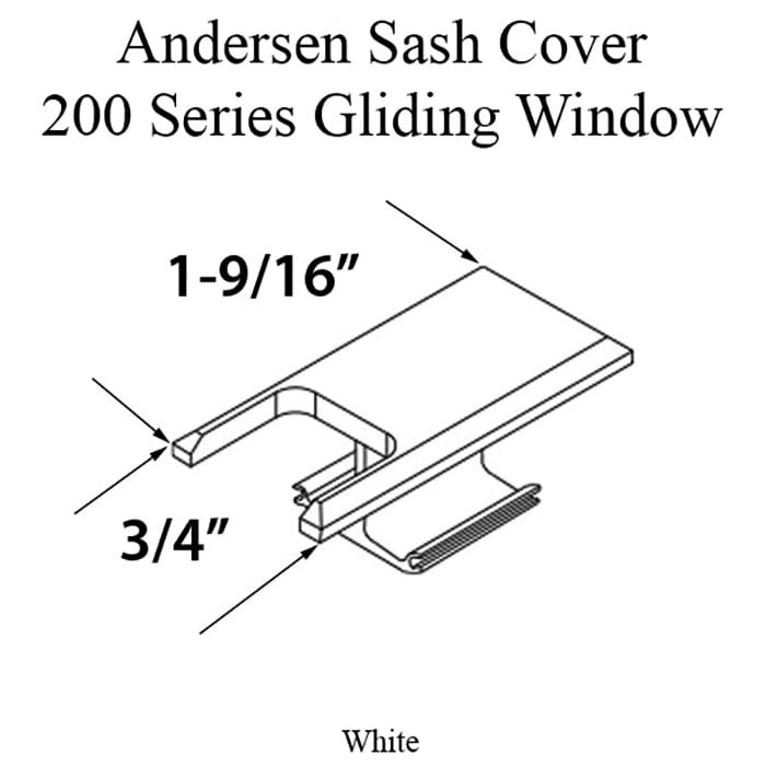 Andersen Sash Cover 200 Series Gliding Window