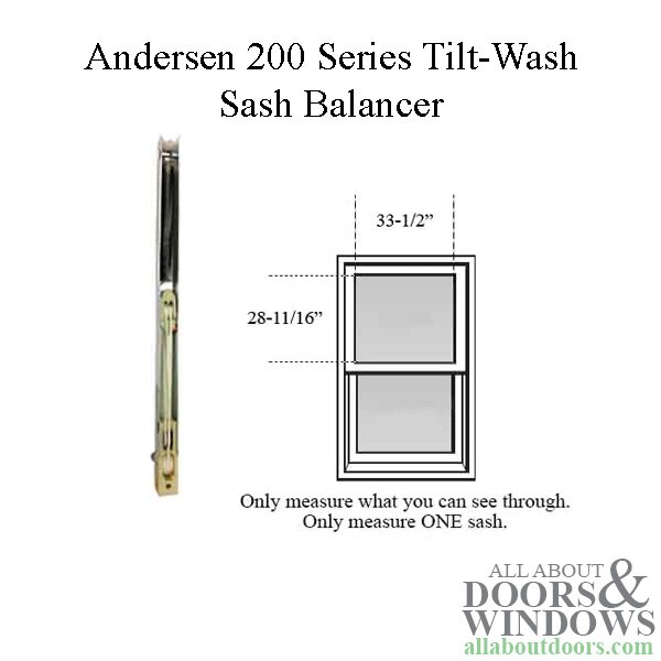 Andersen 200 Series Tilt-Wash Sash Balancer M1456
