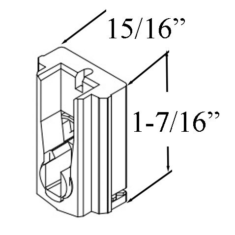 Marvin Pre 2006 Old Style Double Hung Clutch Pivot Lock Balance Shoe