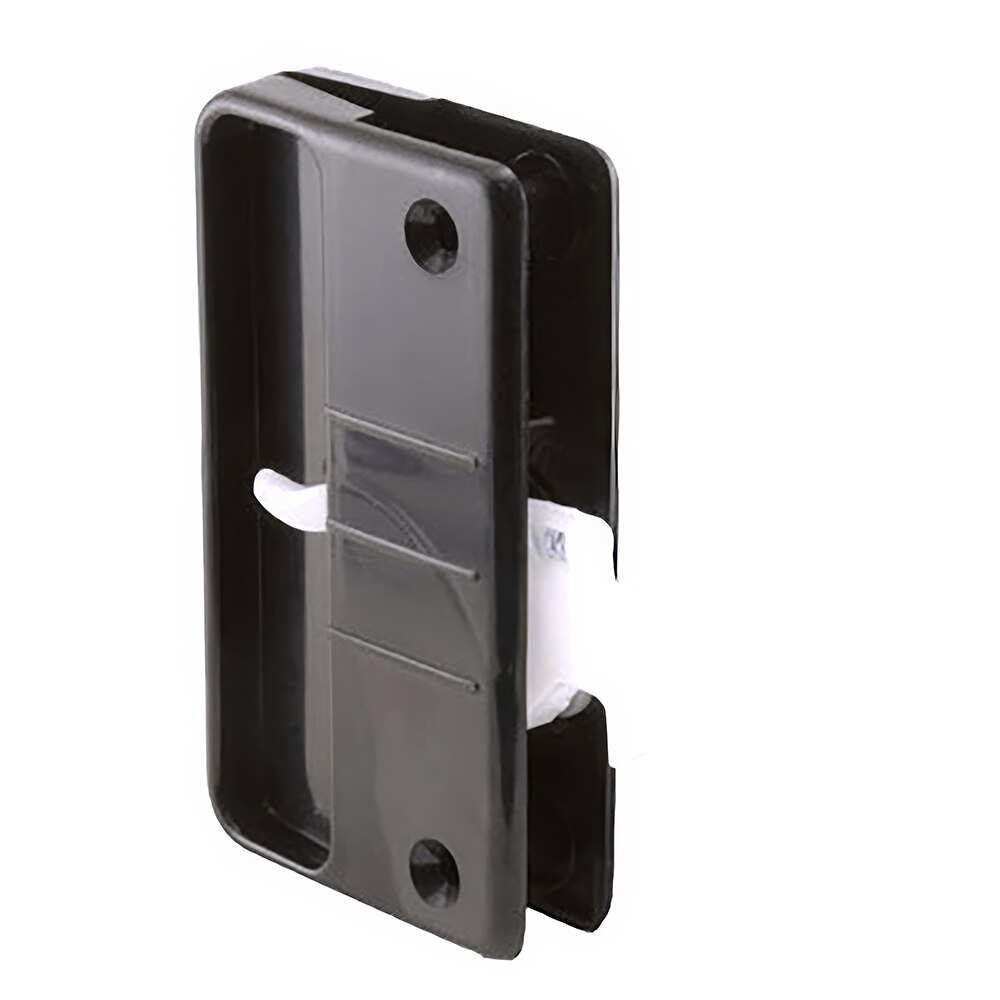 Non-Handed Latch & Pull with Security Lock for Sliding Screen Door - Black