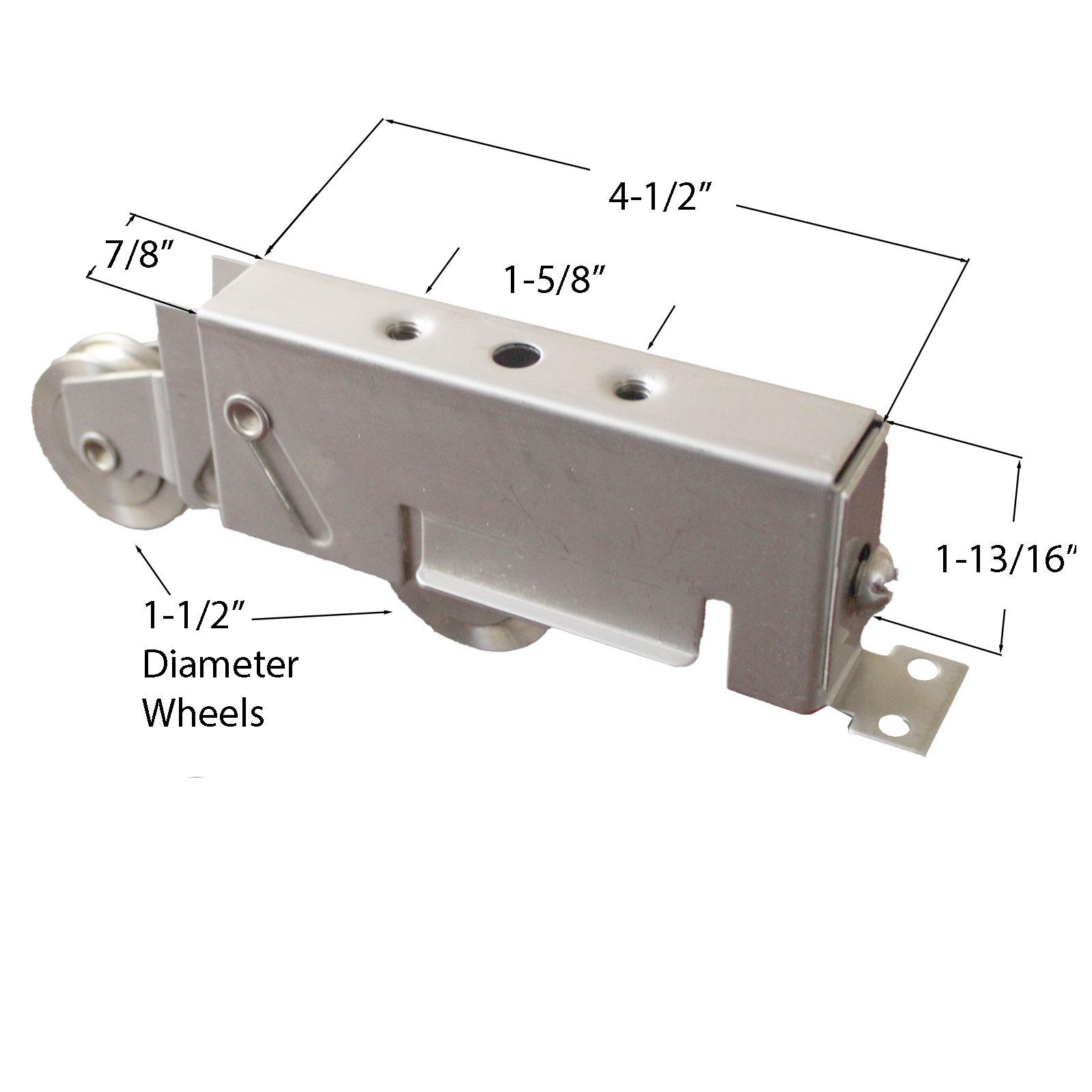 Disco 2007 Sliding Door Tandem Roller Assembly Stainless Steel