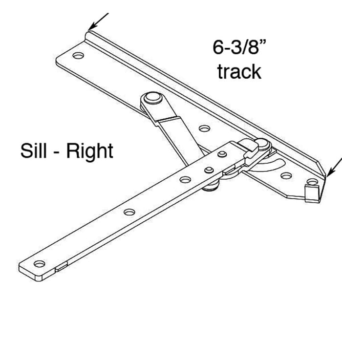 Andersen 22 inch Standard Casement Window Right Sill Hinge