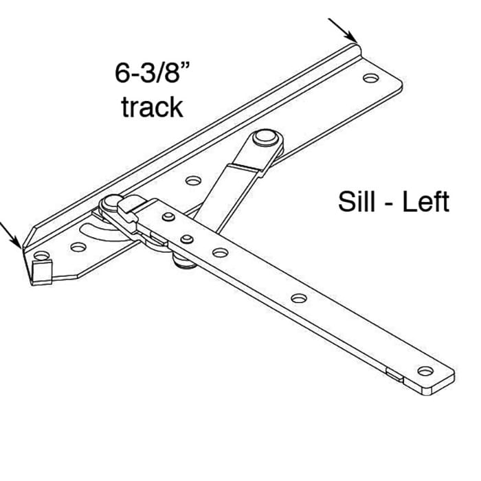 Andersen Standard Casement window Enhanced left sill Hinge 22 Inch
