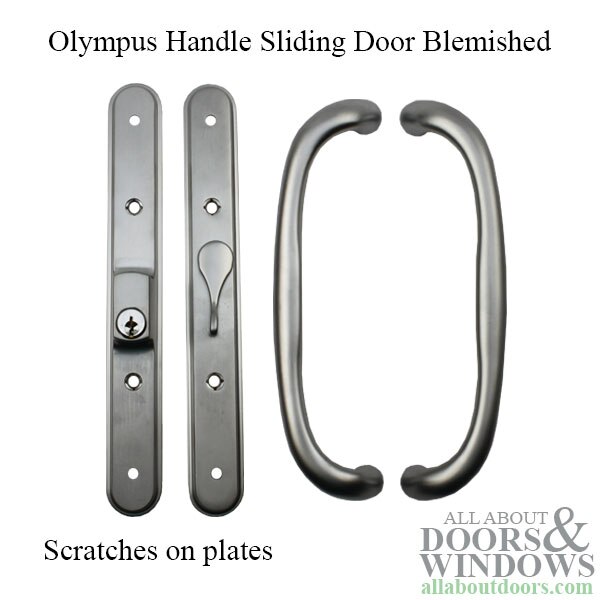 BLEMISHED Olympus Handle Offset Thumb, Keyed Sliding Glass Door - BC