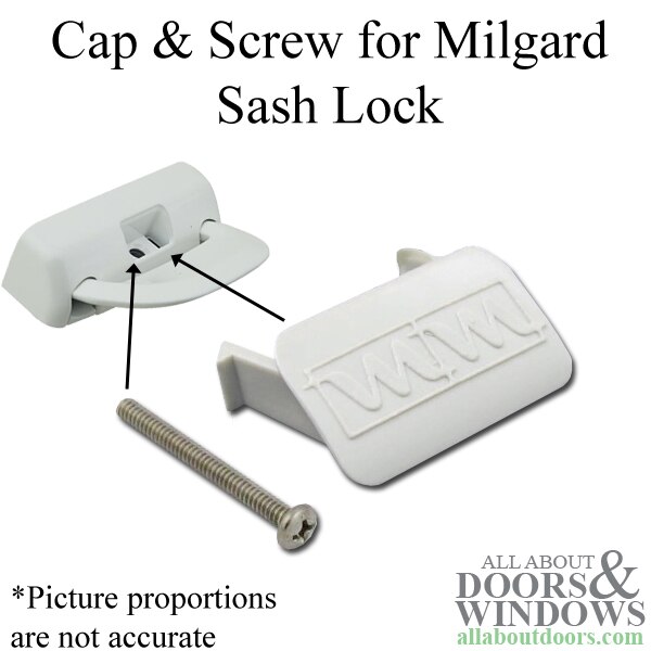 Milgard Tilt Window Latch | Positive Action Single Hung Sash Lock