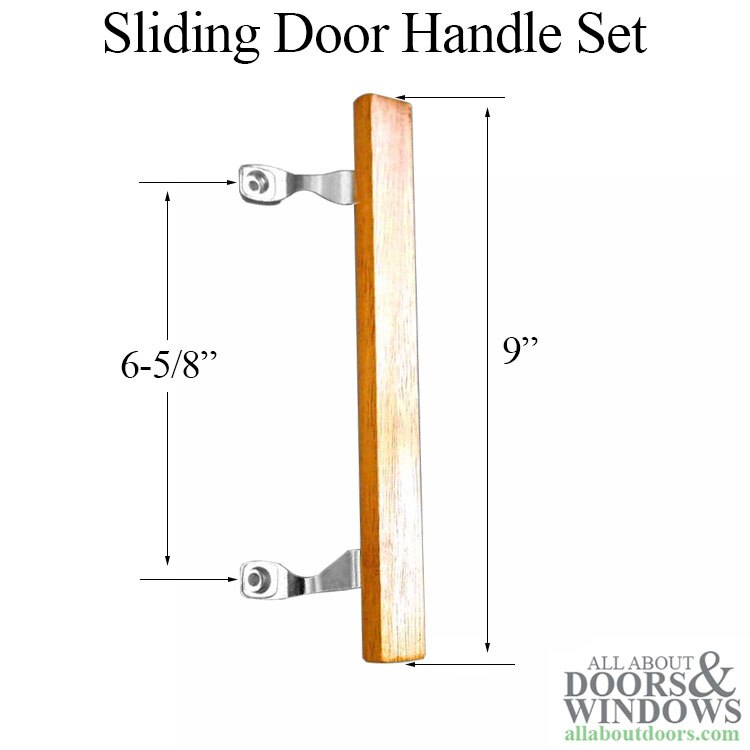Truth Pull Arm Assembly with 6-5/8" Metal Brackets 9" Wood Handle