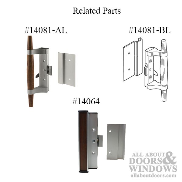 External Pull and Key Lock - Sliding Patio Door, International - Aluminum