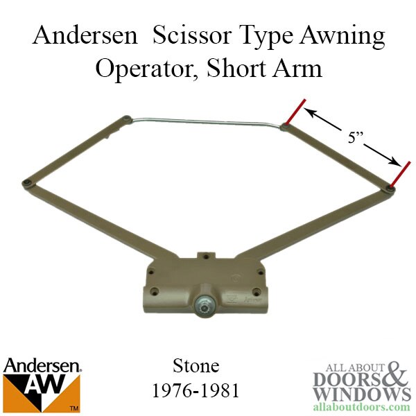 Andersen Awning Window Scissor Operator 1978 to 1981