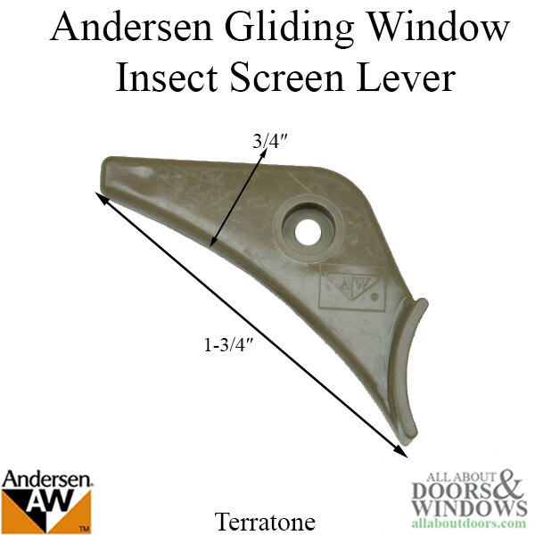 Andersen Gliding Window Insect Screen Lever