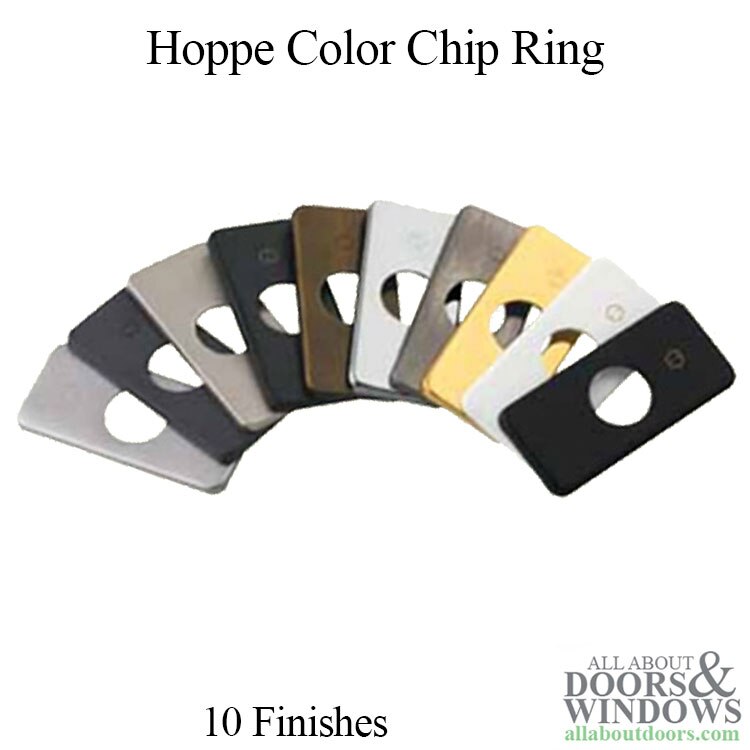 Hoppe Color Chip Ring W/10 Finishes