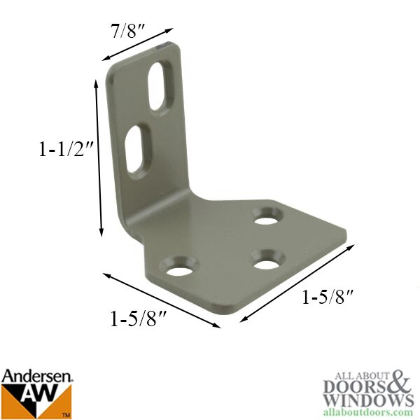 Andersen Non-Handed Stationary Panel Bracket Clip