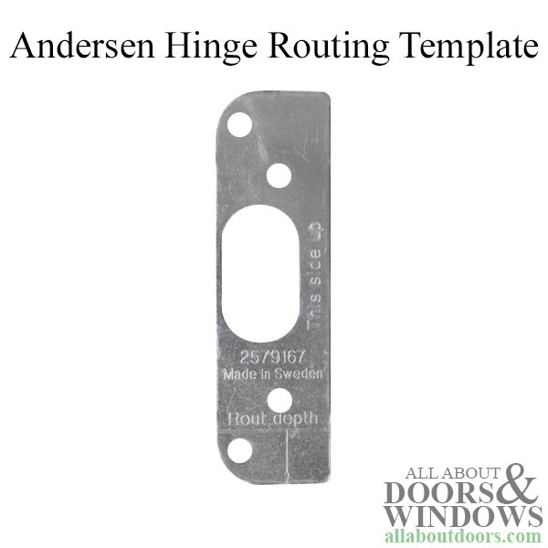 Andersen Hinge Routing Template