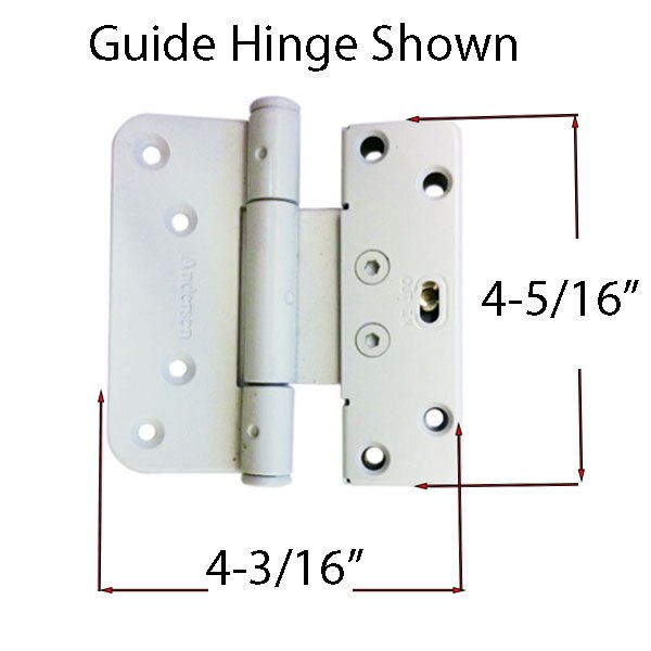 Andersen 200 Series Horizontal Adjustment Guide Hinge Right or Left ...