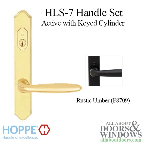 HOPPE HLS7 keyed active Verona handleset M151/2172N