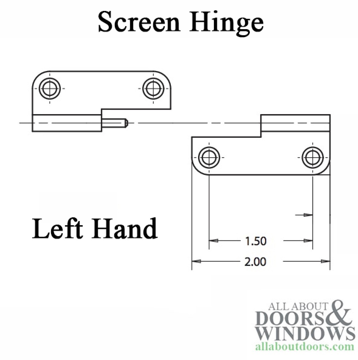 Truth 29.21.38.001 Push Out Window, Left Hand