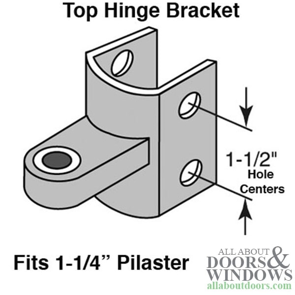 Partition Panel Top Hinge Bracket