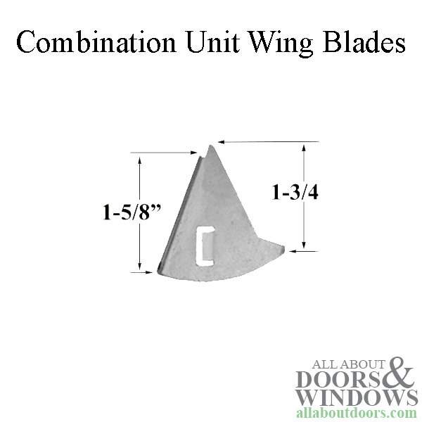 Combination Storm Window Wing Blade Locks
