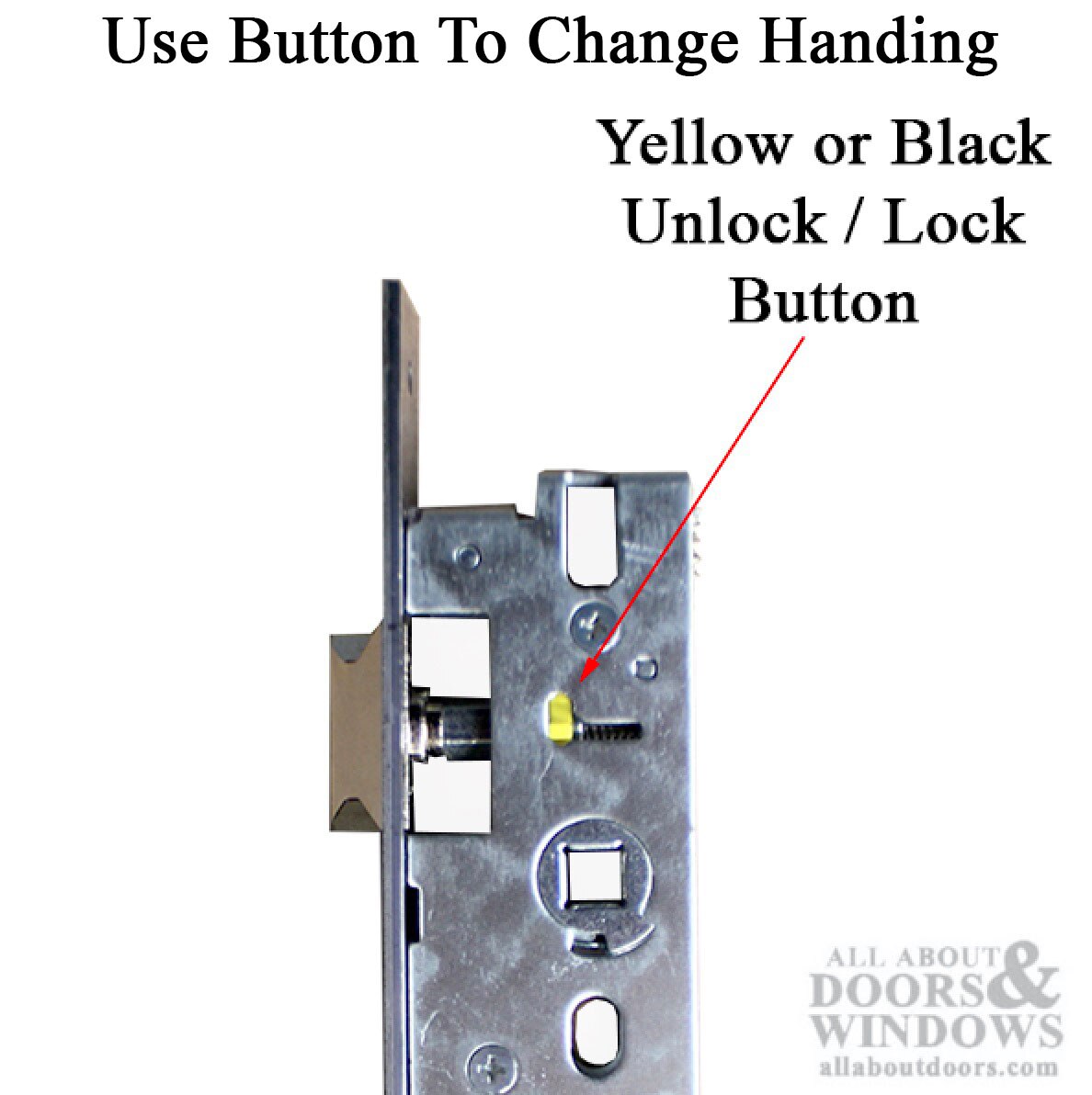 24mm Wilka Mortise Lock, 30mm Backset, 92mm PZ - Brushed Chrome