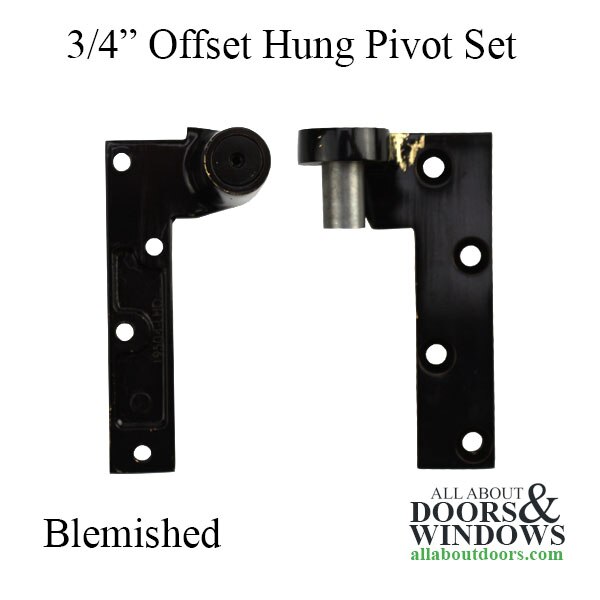 Blemished - Rixson 3/4 Offset Hung Pivot Set, Left Hand