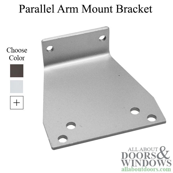 Parallel Arm Mount Bracket for Commercial Door Closer - Choose Color Parallel Arm Mount Bracket for Commercial Door Closer - Choose Color