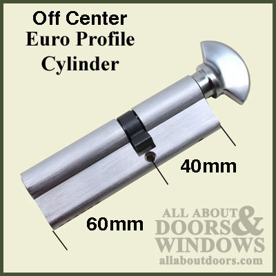 Discontinued 40 / 60 Euro profile cylinder lock Yale Keyway - Satin ...