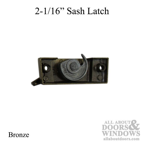 Sweep Lock, 2-1/16 screw holes, 1/8 cam, 7/16 offset - Bronze