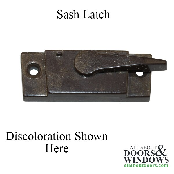 Sweep Lock, 2-1/16 screw holes, 1/8 cam, 7/16 offset - Bronze