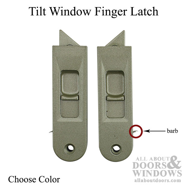 Tilt Window Finger Latch - White Tilt Window Finger Latch - White