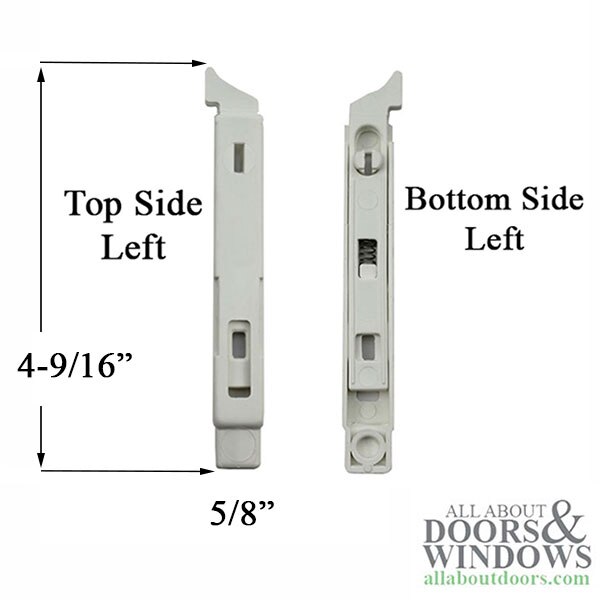 Concealed Tilt-In finger latch Left