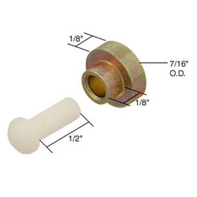 Roller (Flat) - Sliding Windows, Steel / Nylon