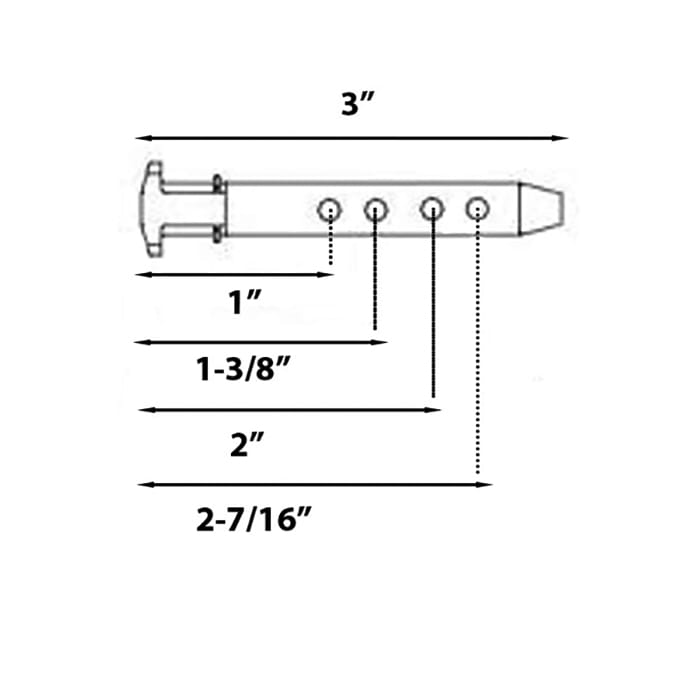 532033 3" 4 Hole Pivot Bar Replacement for Simonton 112/559