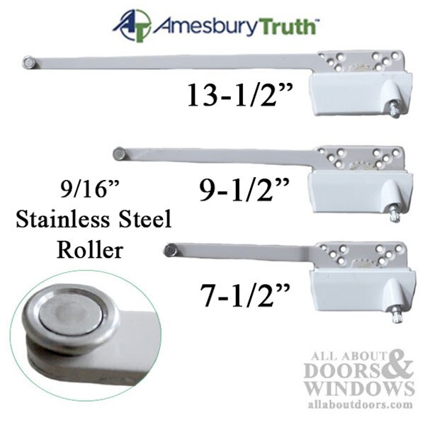 Truth Traditional 7-1/2" Straight Offset Arm, Metal Stainless Steel ...