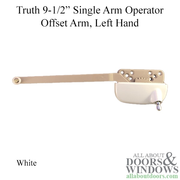 Truth Ellipse 9-1/2 Single Arm Operator, Offset Arm LH