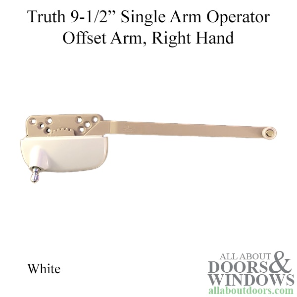 Truth 9-1/2 Single Arm Operator, Offset Arm RH