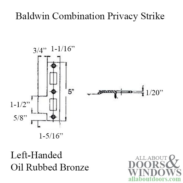 Combination Strike Plate at Sam Cawthorn blog