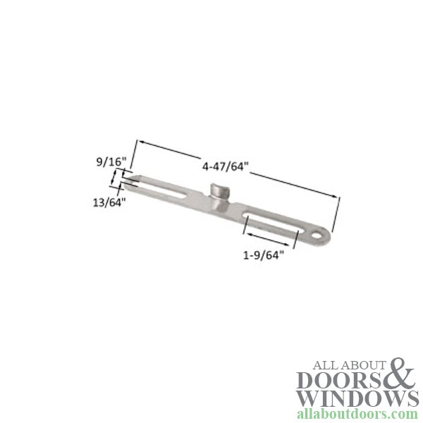 554411| Truth | 21087 | Casement window latch keeper