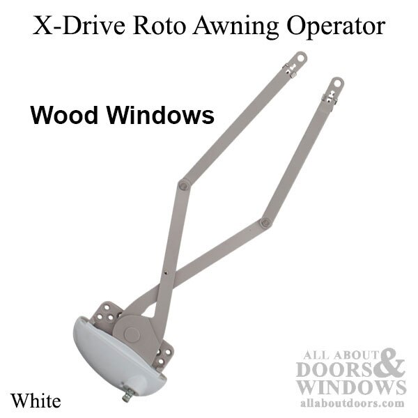 570057 Roto Awning Operator, X-Drive for Wood Windows, Sill mounted