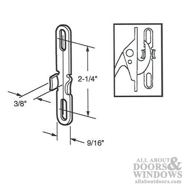 Window Lock Keeper for Casement Window