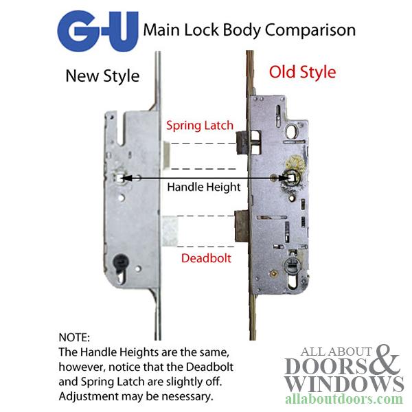 Atrium 45/92 Tongue Version Multipoint Lock Replacement Kit for Old ...