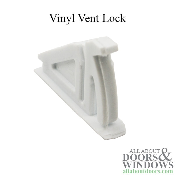 Night vent security lock used on double and single hung vinyl windows