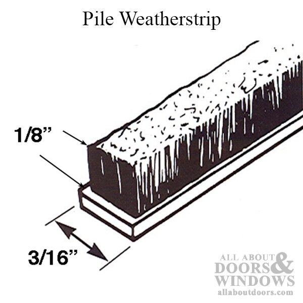 Pile/Fuzzy Weatherstrip | Door & Window