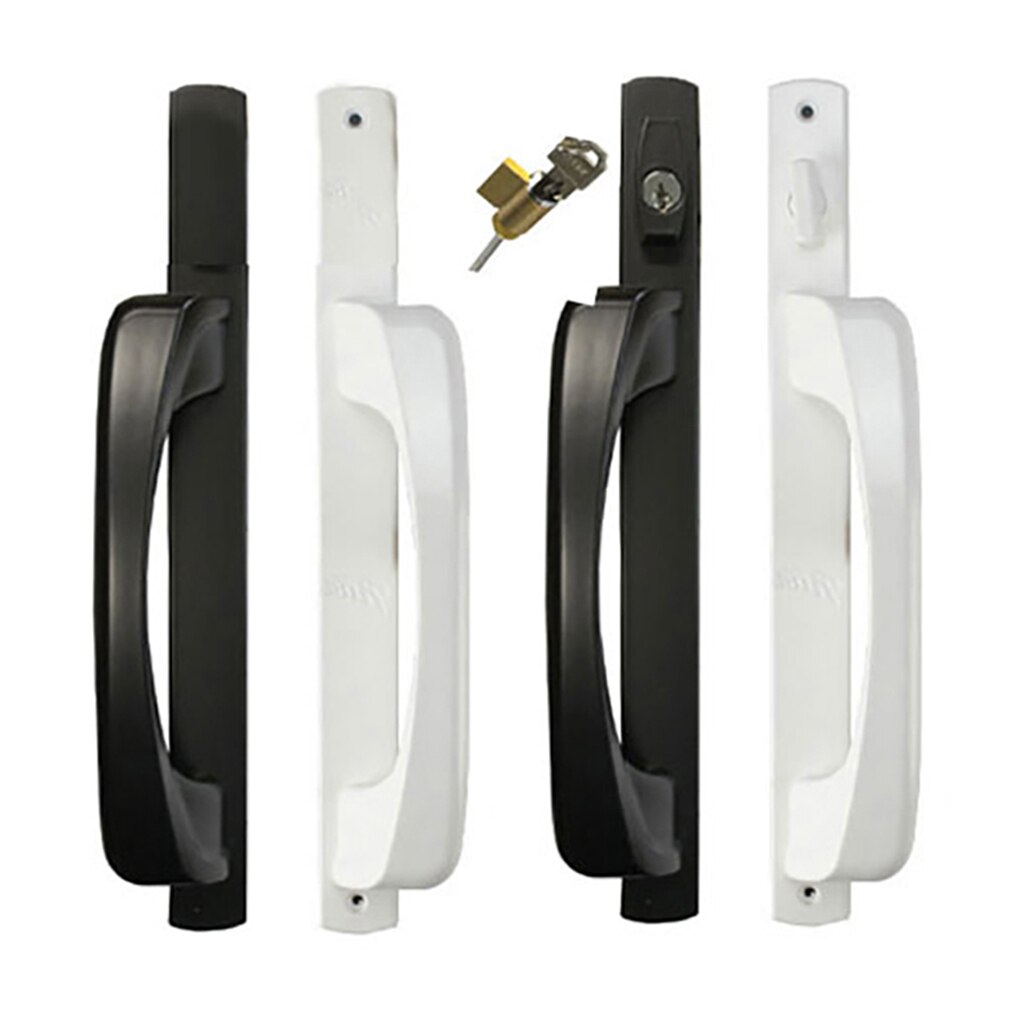 Pella | Sliding Door Handle | Keyed | Black White