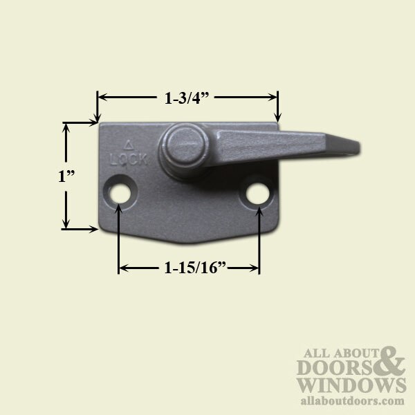 Pella Double Hung Window Lock