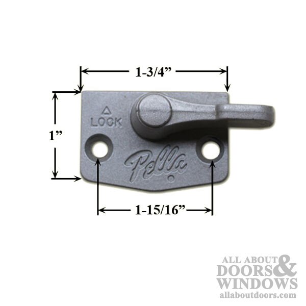 Unavailable Pella Double Hung Window Lock - Champagne