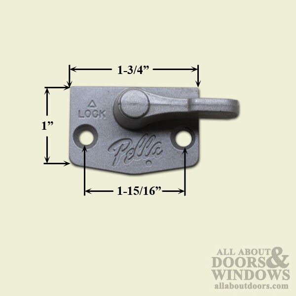 Unavailable Pella Double Hung Window Lock - Champagne