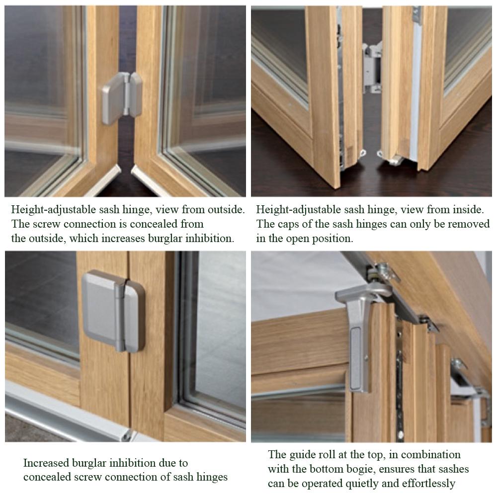 G-U Fold & Slide Basic Hardware Set for Sashes Weighing up to 80kg