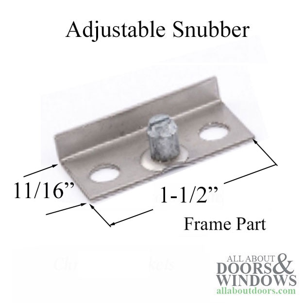 Adjustable Snubber, Casement Window, Frame part, Steel