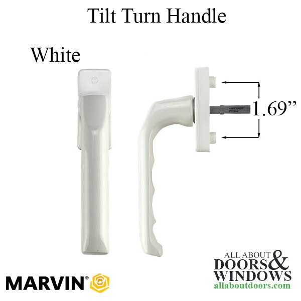 Marvin |Tilt Turn | Pistol Grip Handle | Non-Keyed